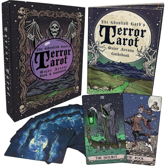 Other | Terror Tarot Card Deck 23 Card Major Arcana Halloween Tarot ...